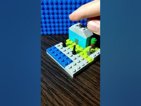 Моя Лего самодельная мини-моделька домик. #shorts #lego #лего. - YouTube