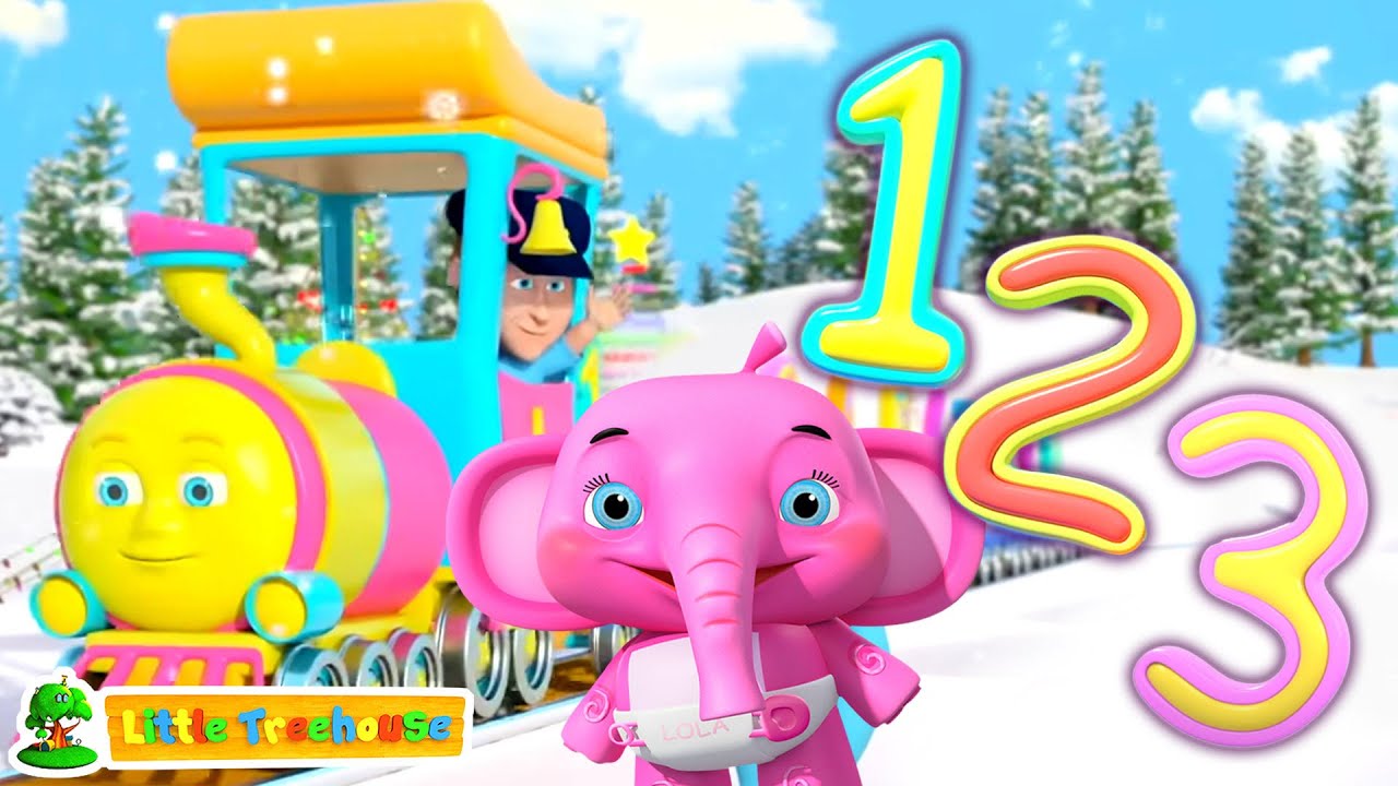 Christmas Number Train, Xmas Song & Fun Learning Rhyme for Kids - YouTube