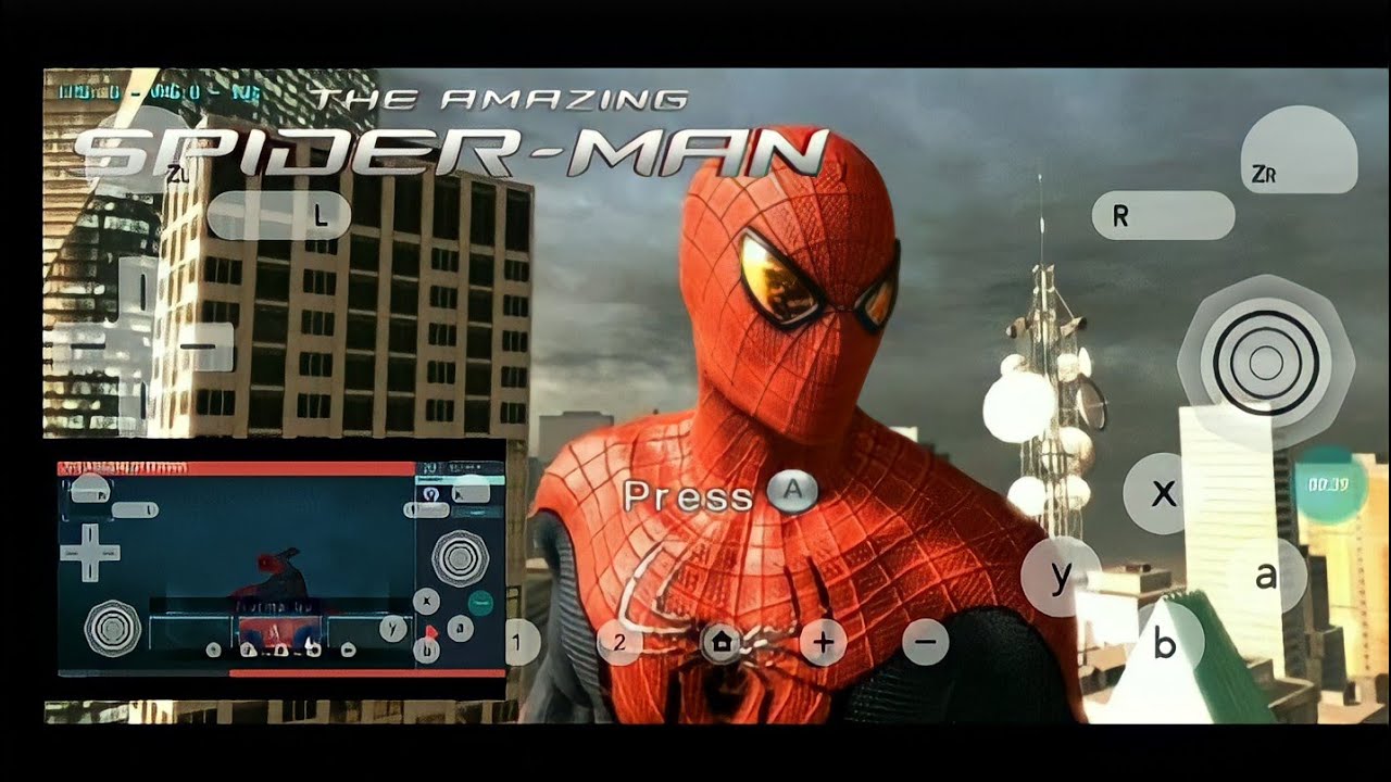 The Amazing Spiderman Wii New PS4 HUD - YouTube