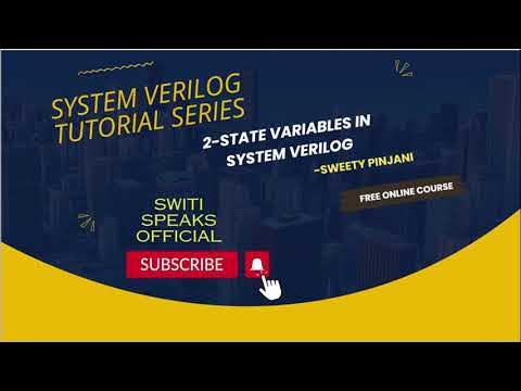 2 state variables in SV @SwitiSpeaksOfficial #sv #systemverilog #semiconductorindustry # ...