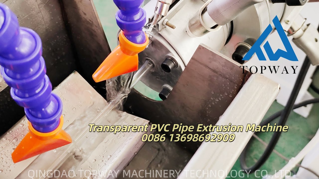 Soft PVC Pipe Production Line Transparent PVC Hose Making Machine - YouTube