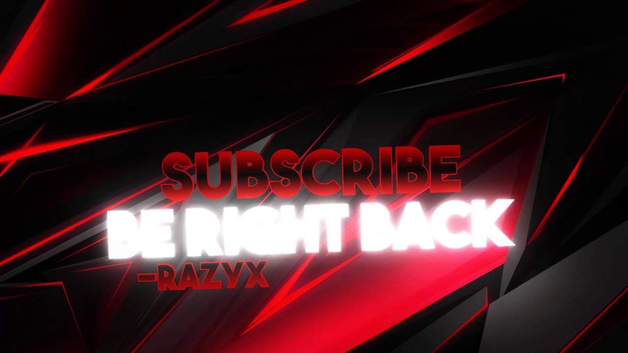 be right back video for stream - YouTube