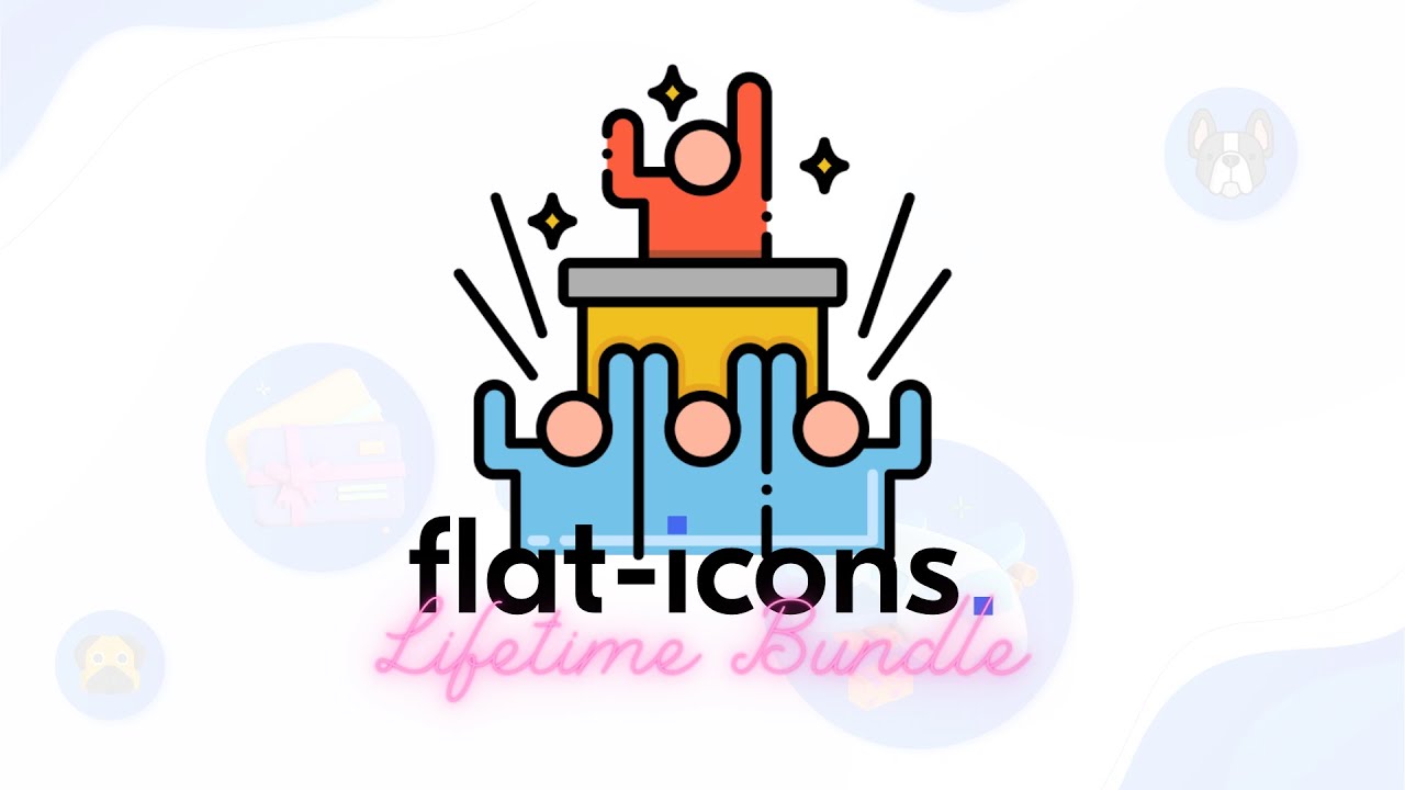 Flat Icons lifetime icon bundle 30,000 premium icons - YouTube