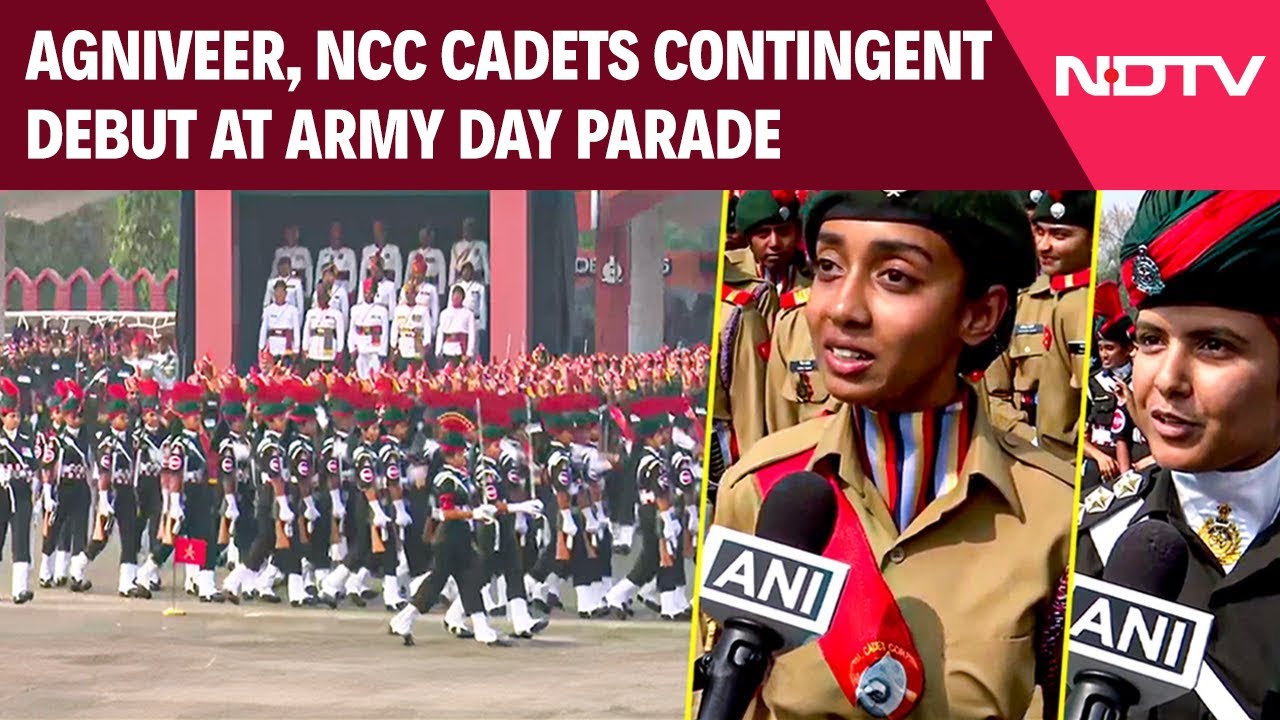 Army Day Parade | Agniveer, NCC Cadets Marching Contingent Participate ...
