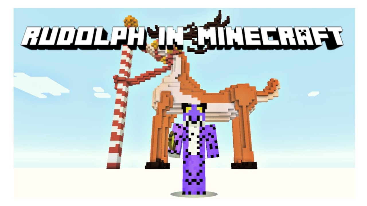 Minecraft Christmas build tutorial║Reindeer - YouTube