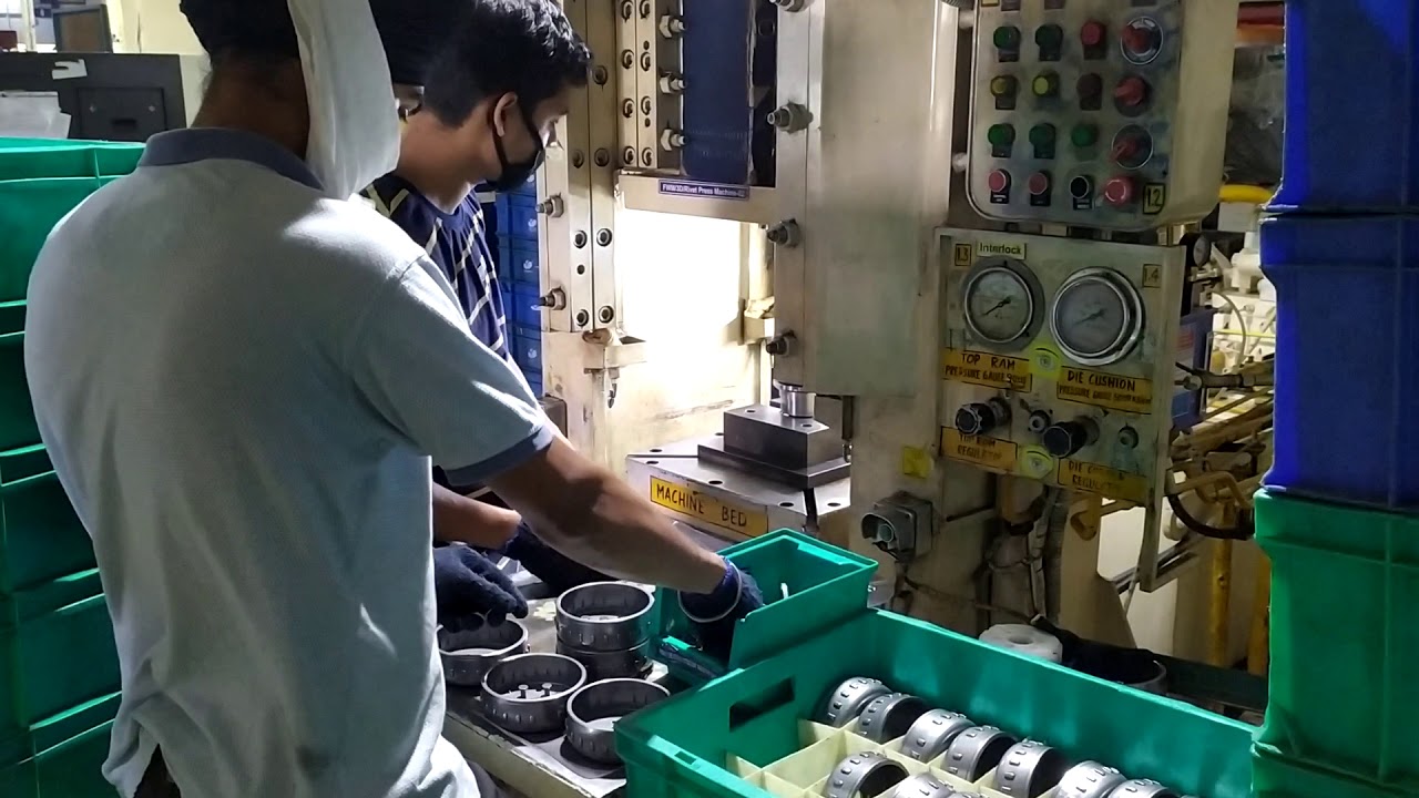 100 Ton Riveting Operation - YouTube