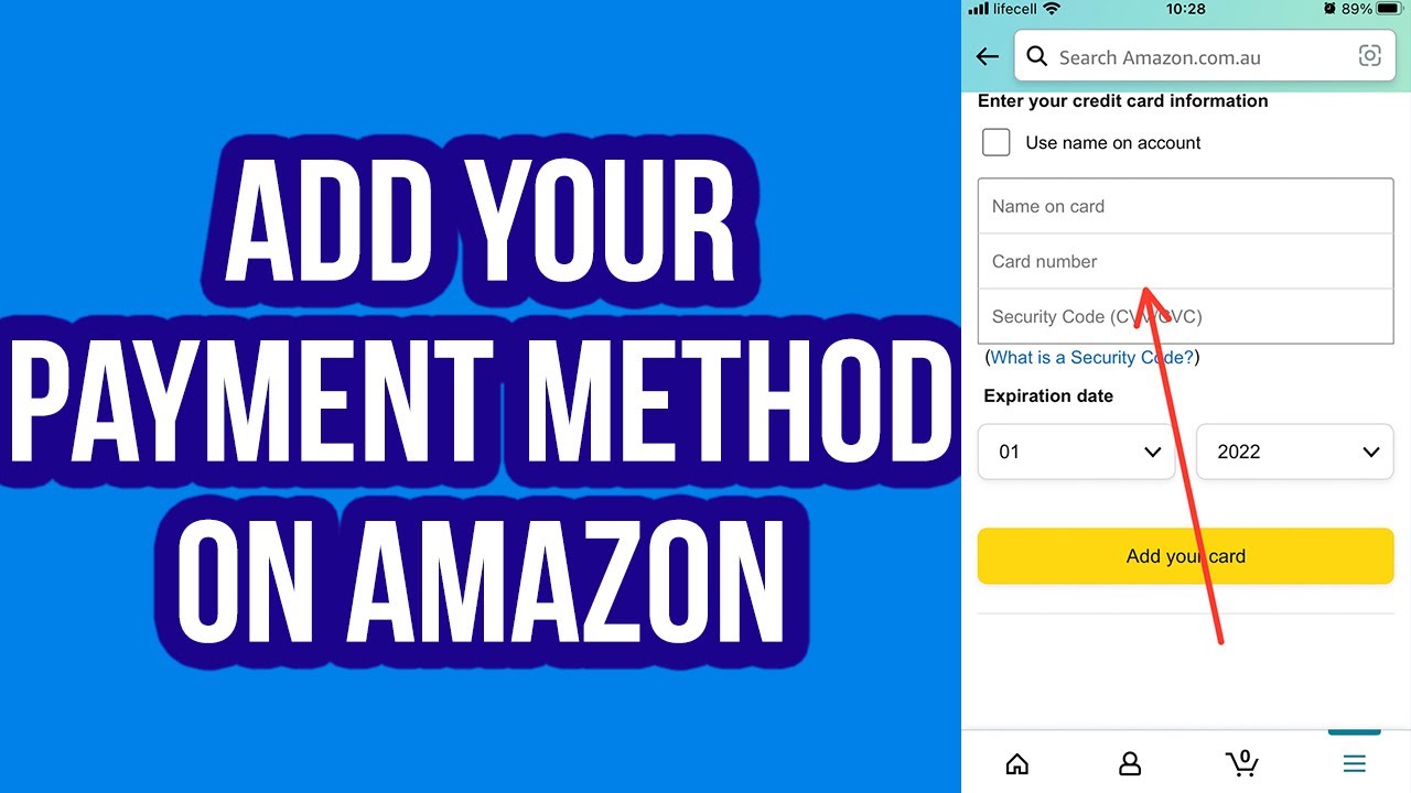 How to Add Your Payment Method on Amazon (2022) - YouTube