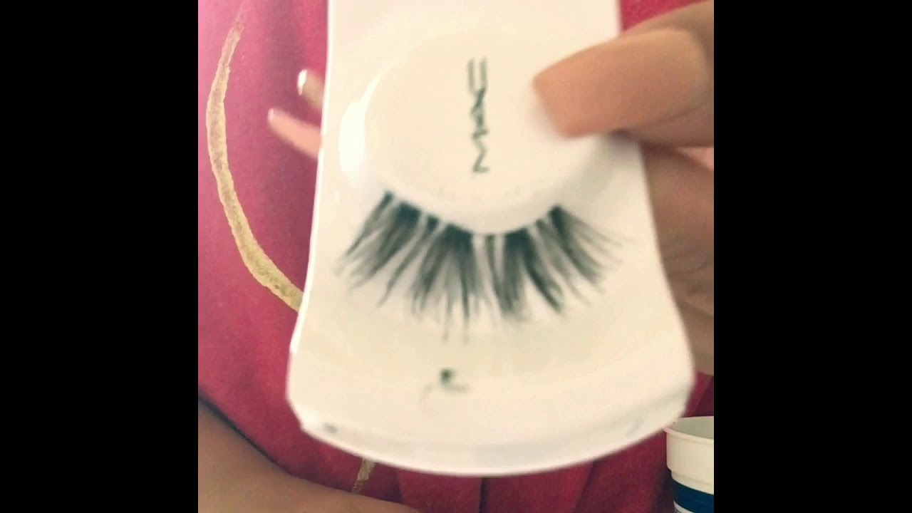 Mac Lashes How To Wash Them To Reused Them - YouTube