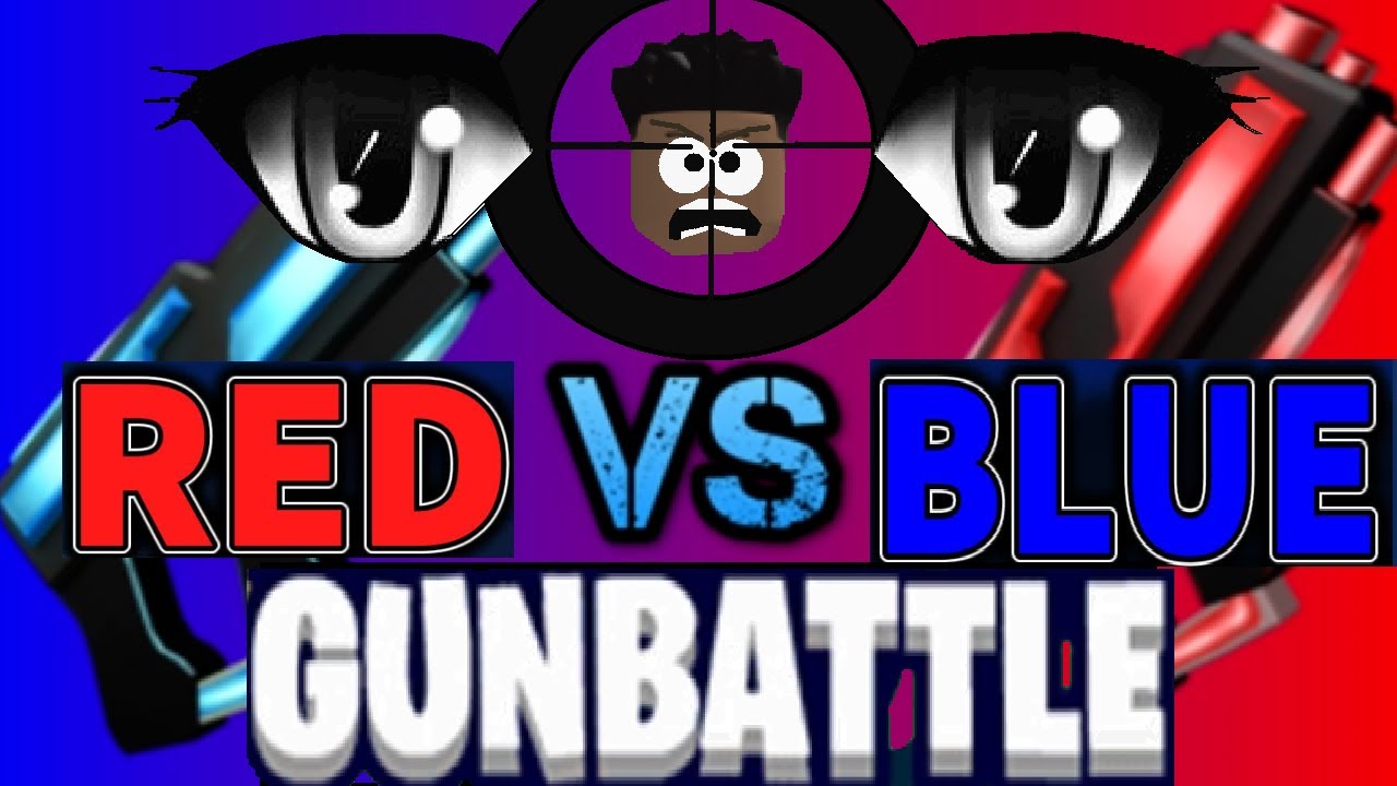 1v1 💥 Red vs Blue Gun Battle💥 with Commentary - YouTube