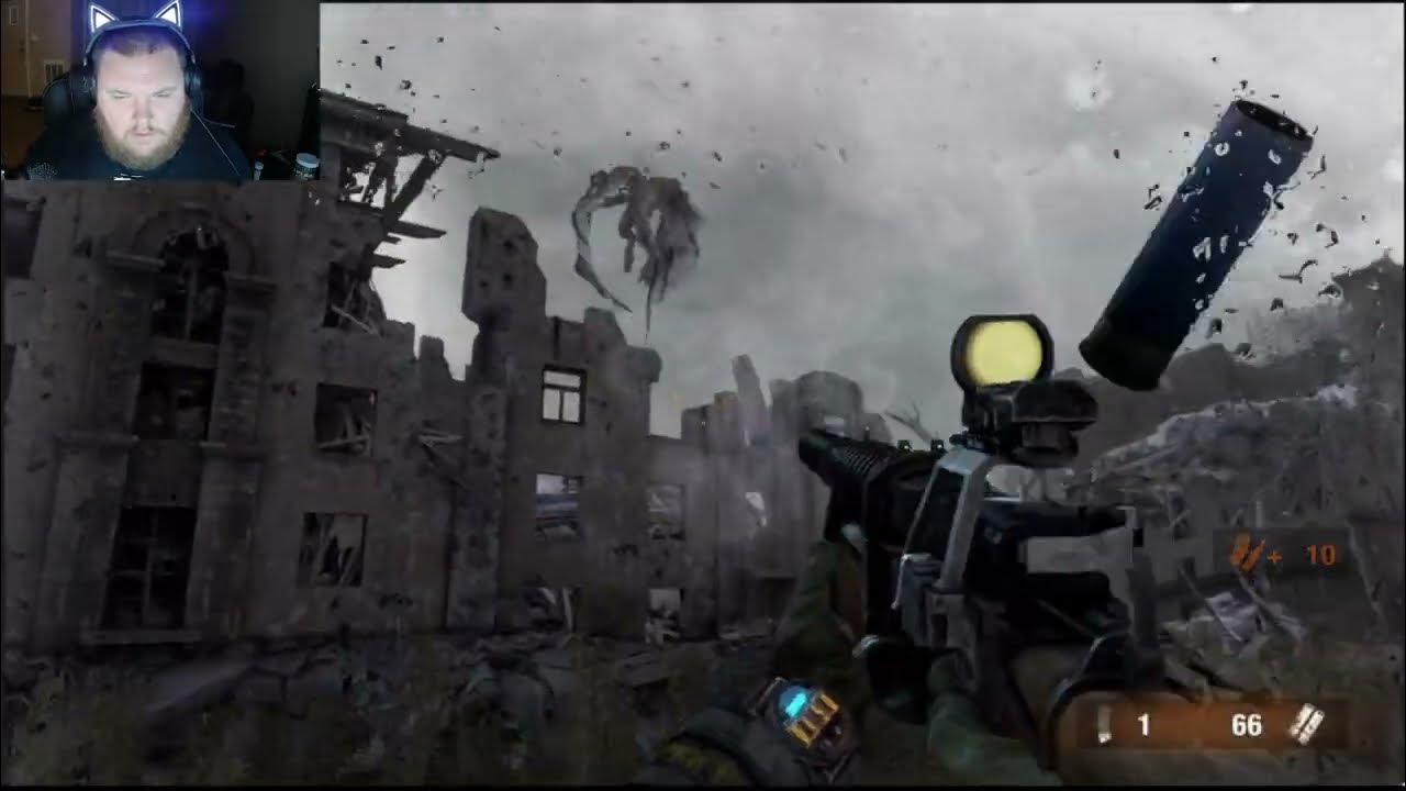 fighting The Nosalis Rhino - metro last light redux part 5 - YouTube