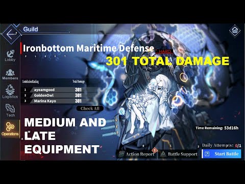 Azur lane - Guild boss Lv125 Compiler (Medium and late equipment + Subs ...