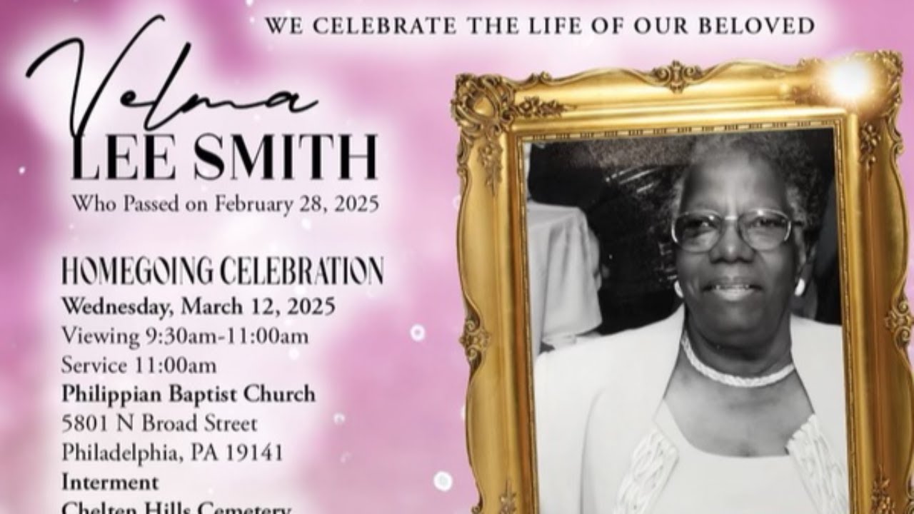 Homegoing Services for Founder Sister Velma Smith - YouTube