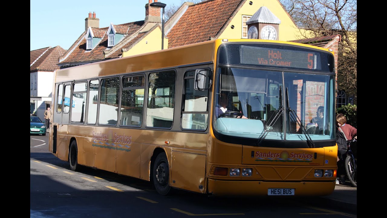 Sanders Coaches, 216 DAF SB120 Wright Cadet HE51BUS - YouTube