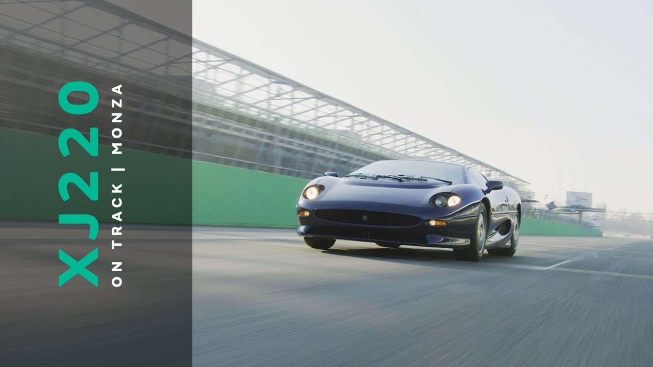 Jaguar XJ220 on track | Autodromo di Monza | Sound and driving - YouTube
