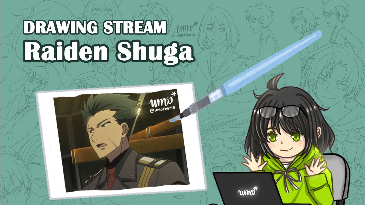 Drawing Stream || Coloring - Raiden Shuga [umothoria | #pngtuber ...