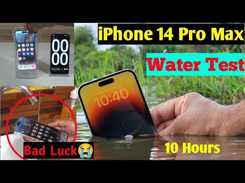 10Hrs Water Test iPhone 14 pro max 😭 iPhone 14 pro max failed water ...