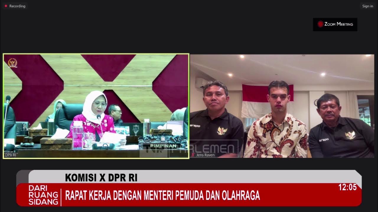 BREAKING NEWS - KOMISI X DPR RI RAKER DENGAN MENPORA RI - YouTube