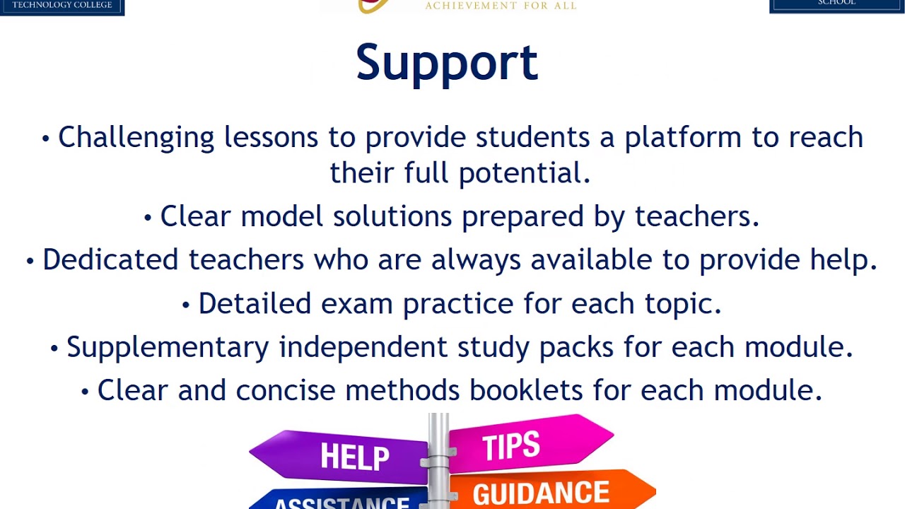 Maths Sixth Form Open Evening - YouTube