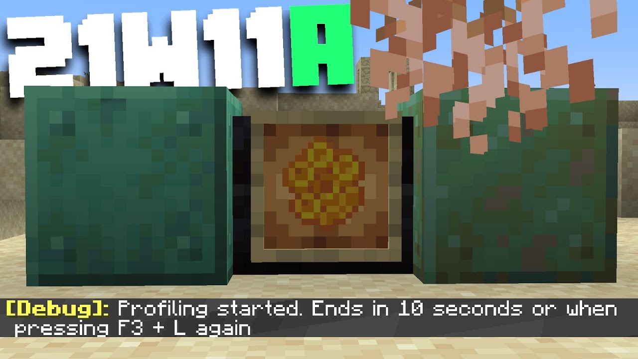 Minecraft 21w11a | Changes To Copper & New Debug Options | Caves ...