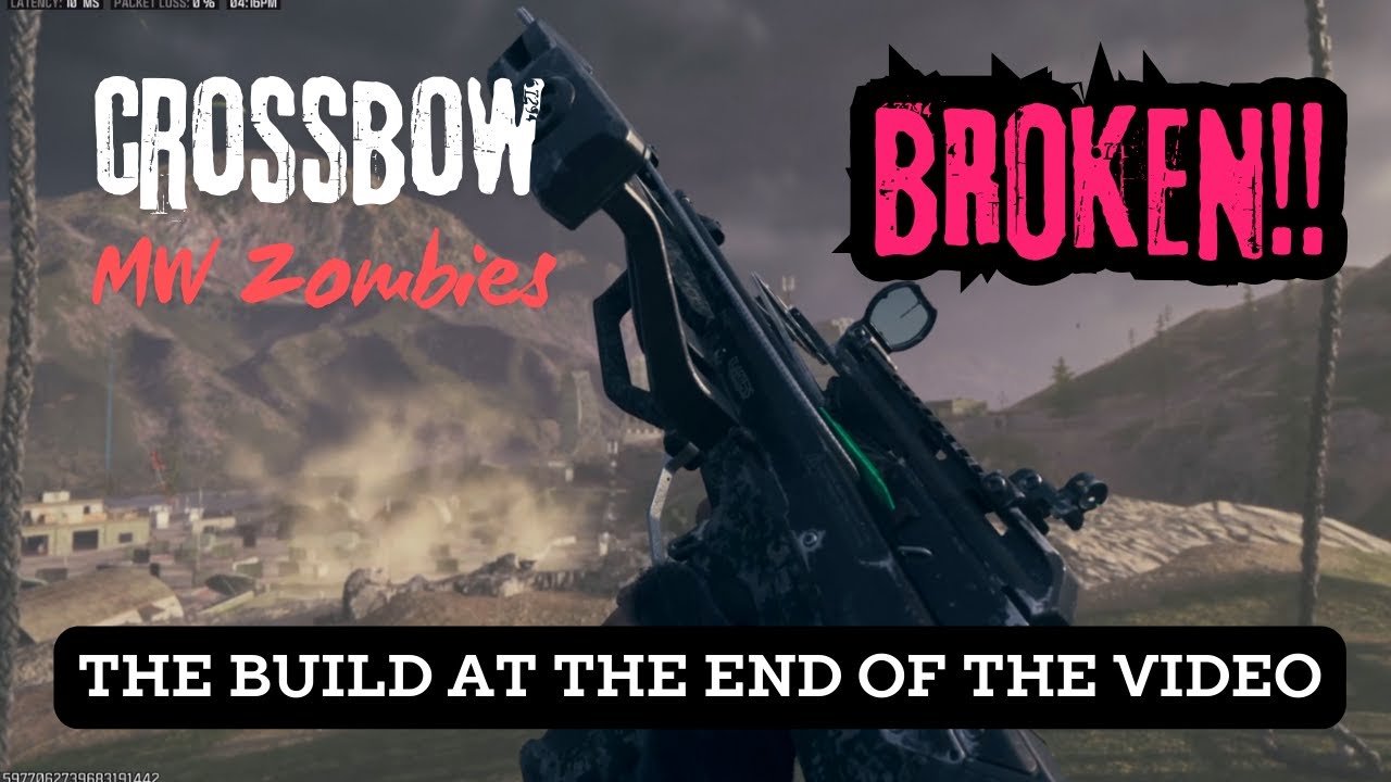 CROSSBOW "DARYL'S CROSSBOW" BUILD - MW3 Zombies Solo - BROKEN!! (No ...
