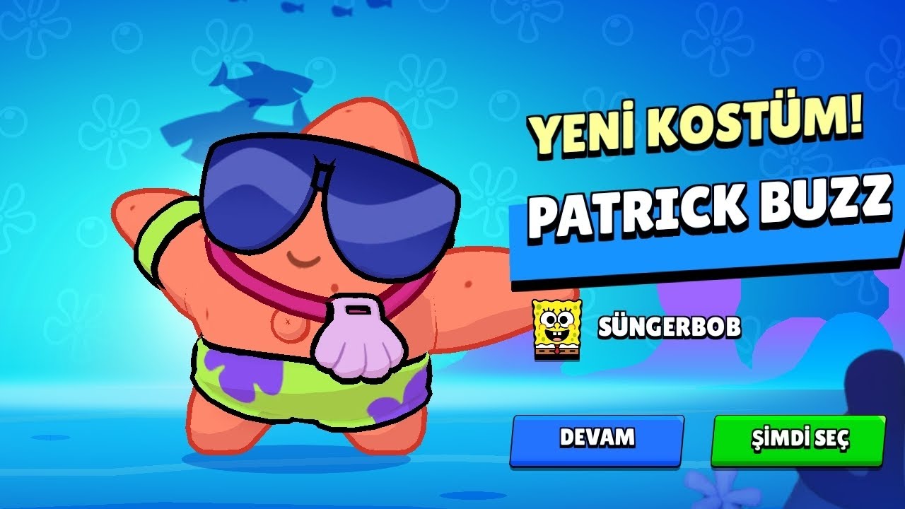 BRAWL STARS PATRICK BUZZ ALDIM🥰 - YouTube