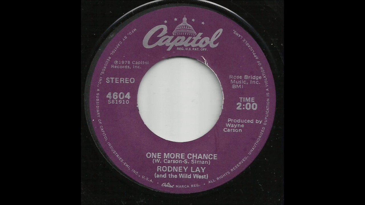 Rodney Lay & The Wild West - One More Chance - YouTube
