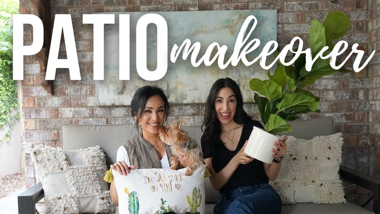 Patio Makeover | Edna & Alexandria - YouTube