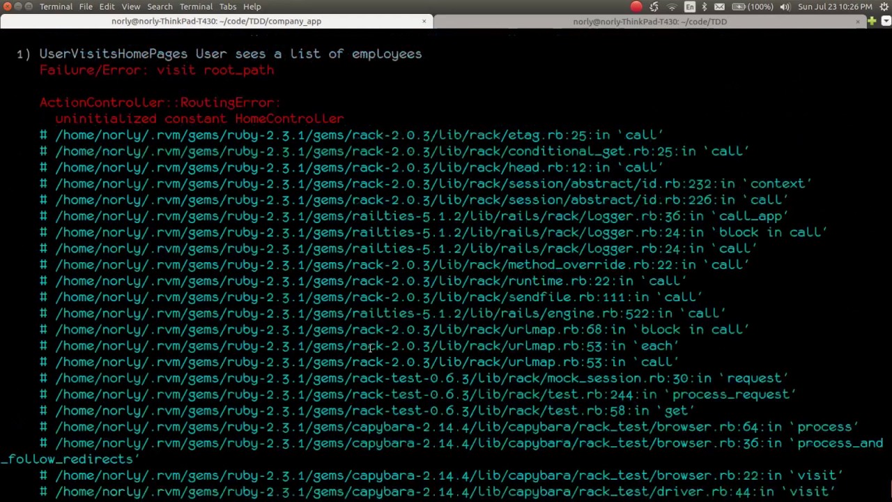 Basic TDD with Ruby on Rails - YouTube