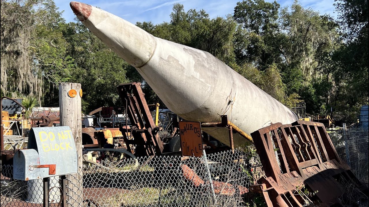 Metal Scrap Yard Tour! Elon Musk Left Rockets? lol! Looking For Metal ...