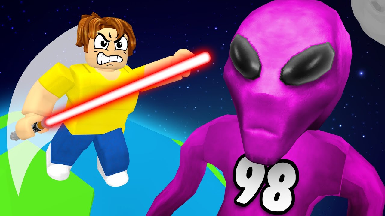 SWORD SLASHER Race in SPACE! (Roblox) - YouTube