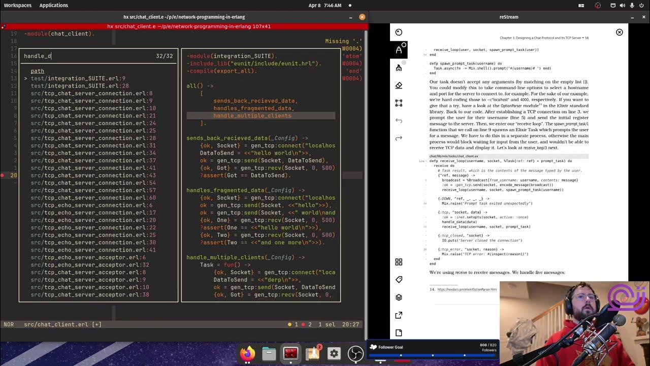 Network Programming in Elixir and Erlang: Chapter 3, Day 5 - YouTube