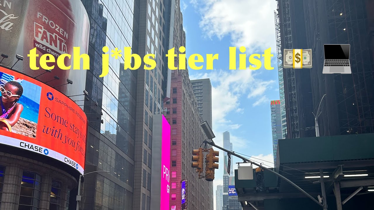 Tech Jobs (TIER LIST) 2025 - Ranking IT Jobs... - YouTube
