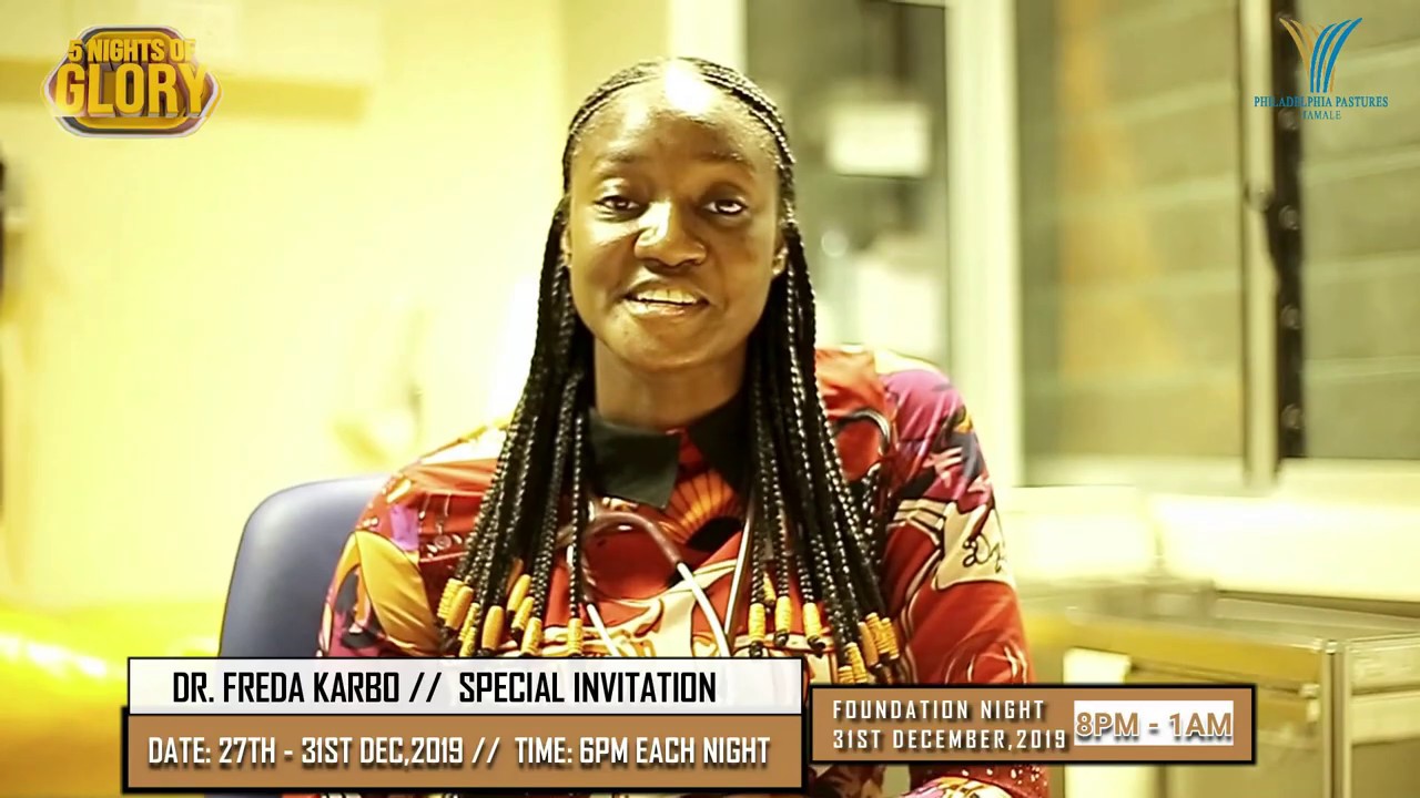 DR. FREDA SPECIAL INVITATION #5NightsOfGlory - YouTube