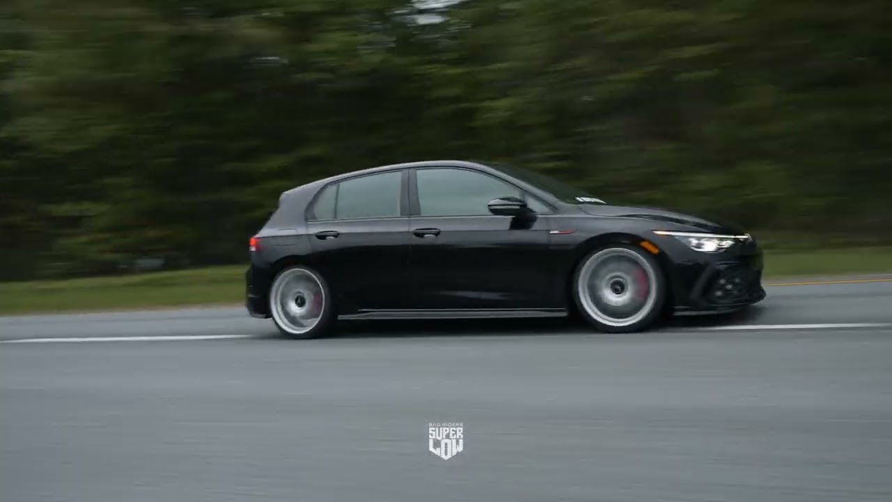 Mk8 Volkswagen GTI | Super Low Air Suspension by Bag Riders - YouTube