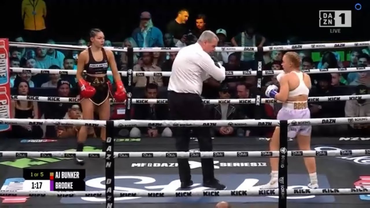 ELLE BROOKE VS AJ BUNKER 2 FULL FIGHT - YouTube