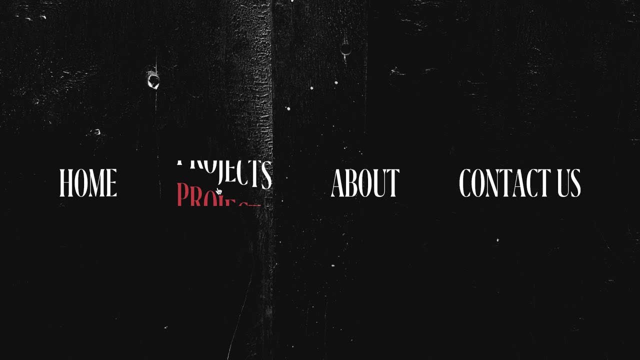 Menu Hover Animation Html Css And Javascript Youtube 8817