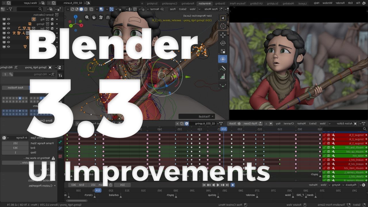 Blender 3.3 Alpha - UI Improvements (Less RAM Required and Precision ...