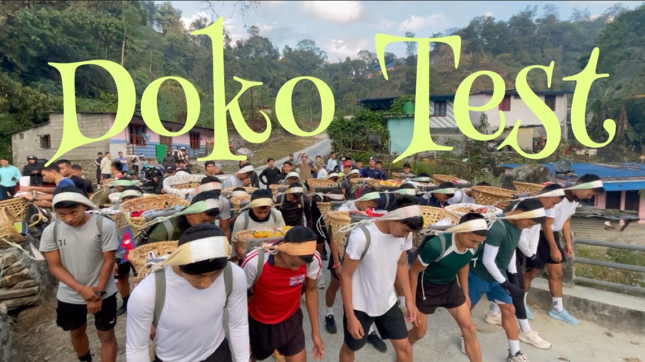 Intake 2024 Finalist GCSPF Doko Carry Test Bhalam Dada Pokhara - YouTube