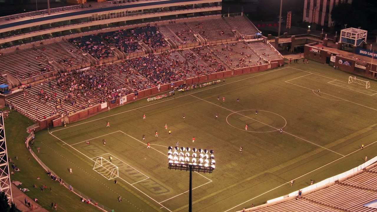 Football Match from Drone's View Point - YouTube