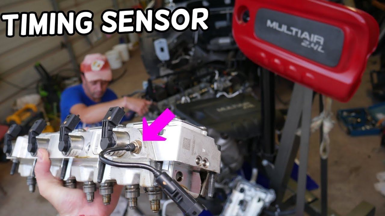 VARIABLE TIMING SENSOR LOCATION REMOVAL REPLACEMENT CHRYSLER 200 FIAT ...