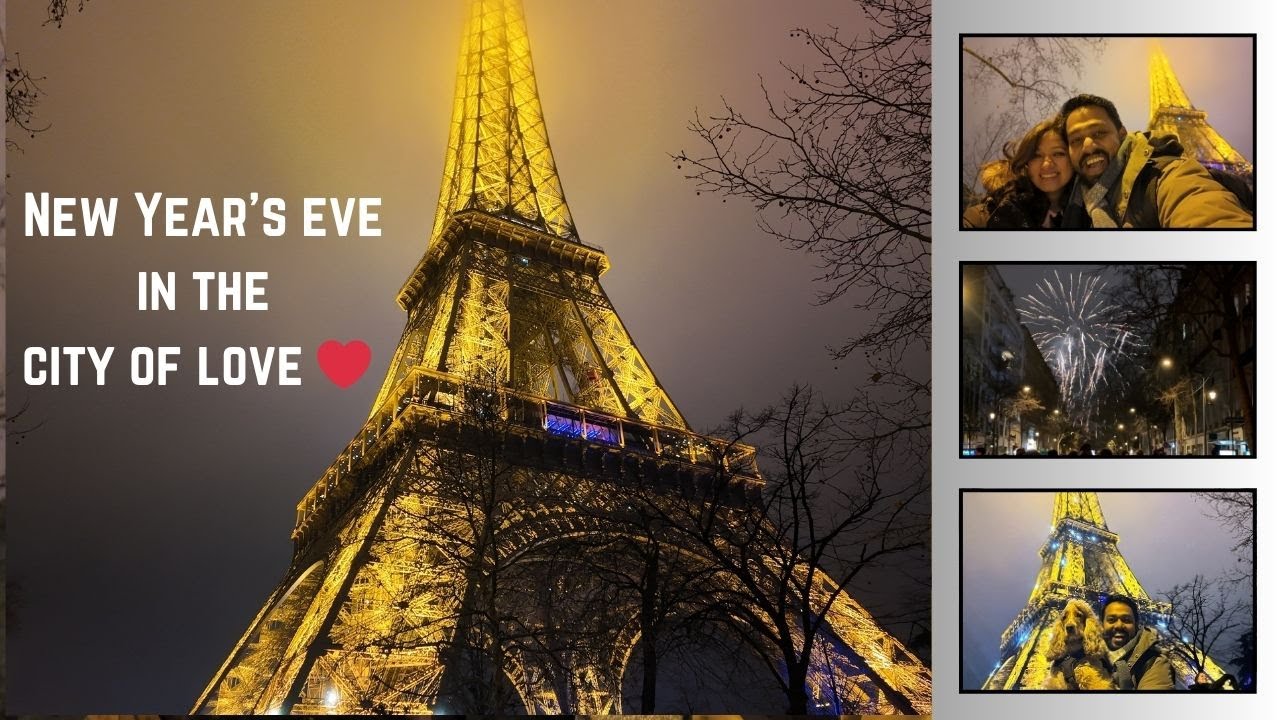 A magical New year's eve🎉 | Cheers to 2025| Eiffel tower| New year ...
