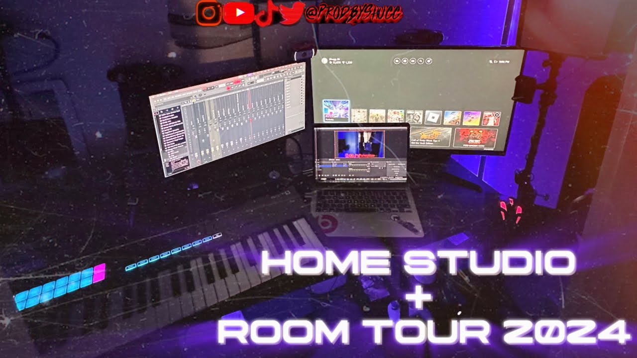 LUXURY ATL Home Studio + Room Tour 2024 🎚️| ShuggV$T - YouTube