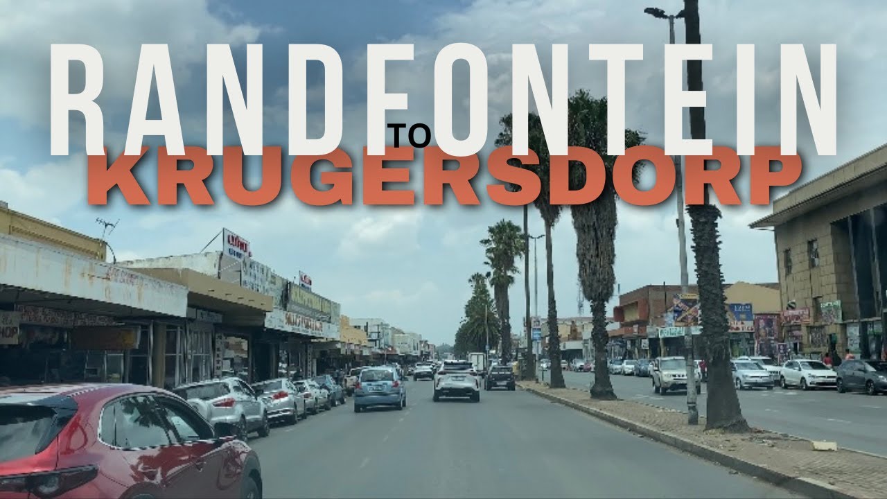 Driving from Randfontein to Krugersdorp | Johannesburg | South Africa ...
