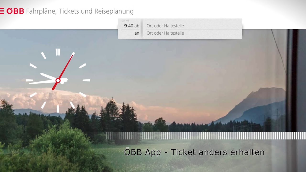 ÖBB App - Ticket anders erhalten - YouTube