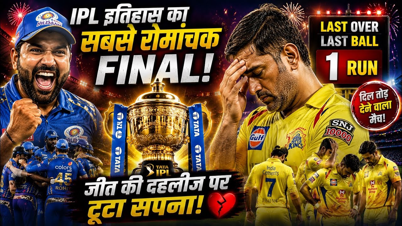 Top 3 most thrilling IPL finals ever | Last-ball drama that shocked ...