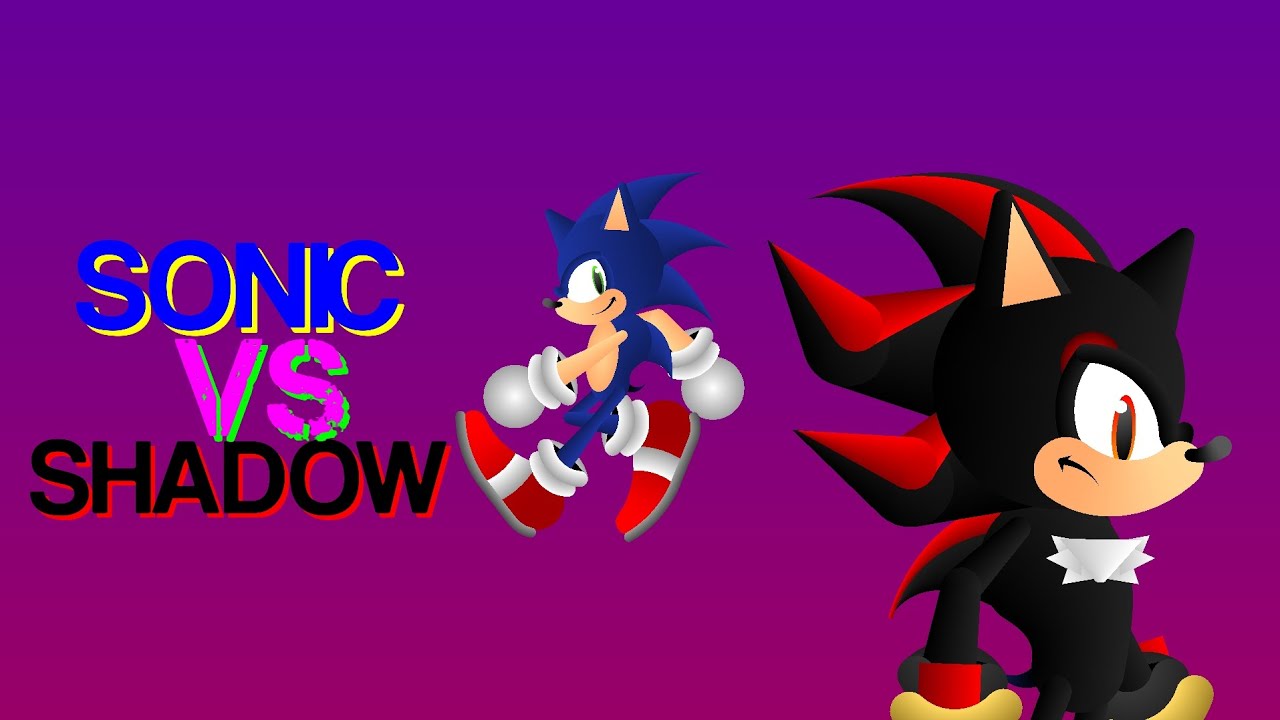 SONIC vs SHADOW stick nodes animation - YouTube