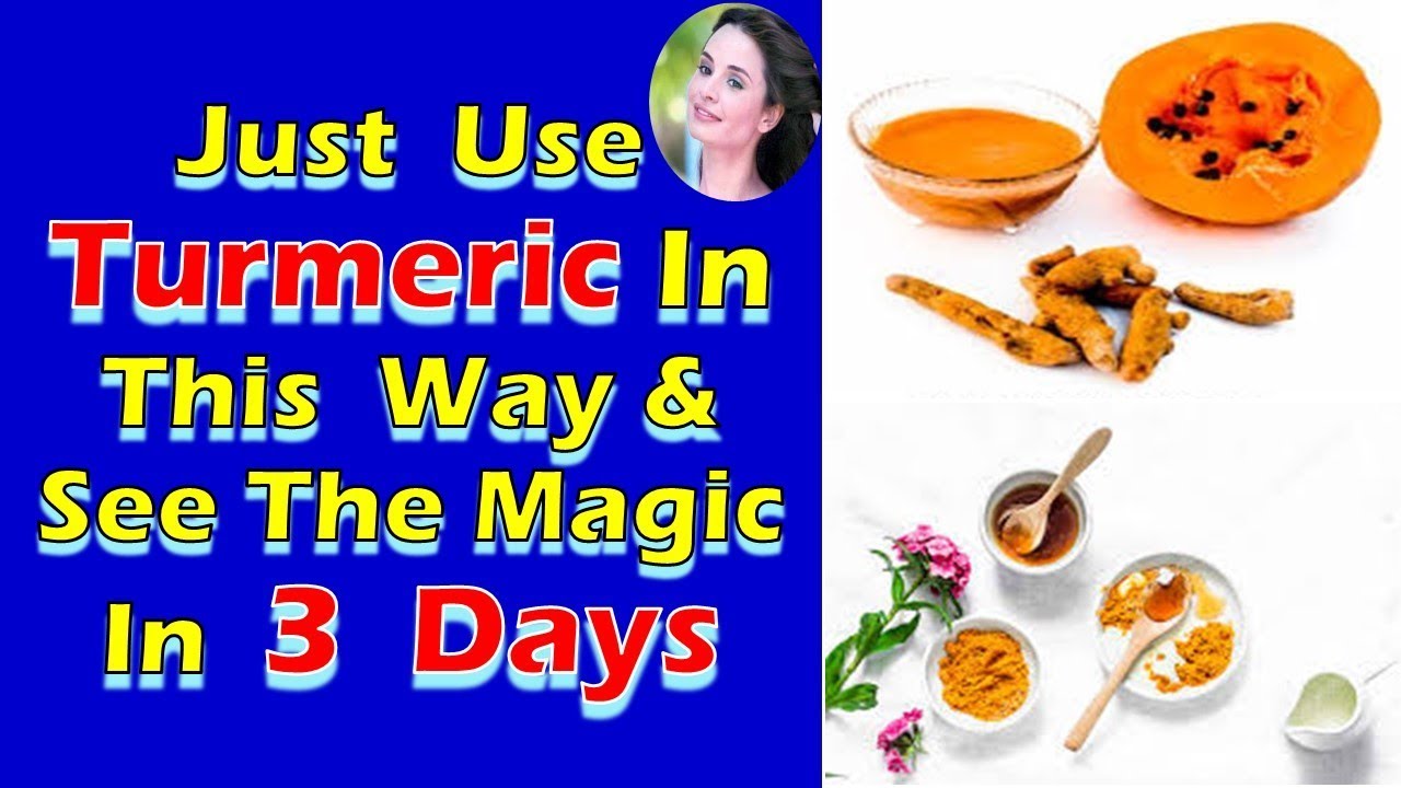 Skin Issues, Amazing Turmeric Masks For Common Skin Problems - YouTube