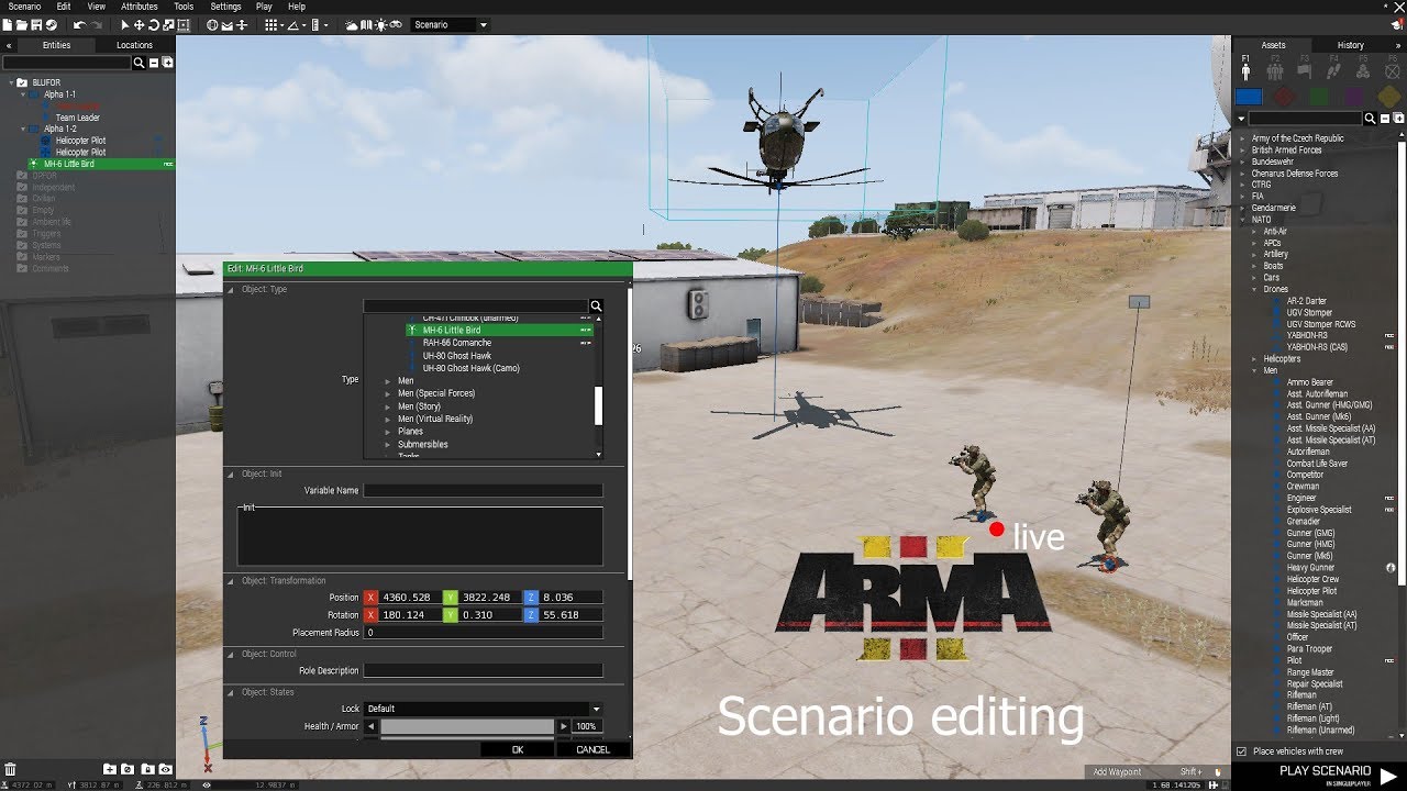 Arma 3 Editor mission making stream || #4 - YouTube