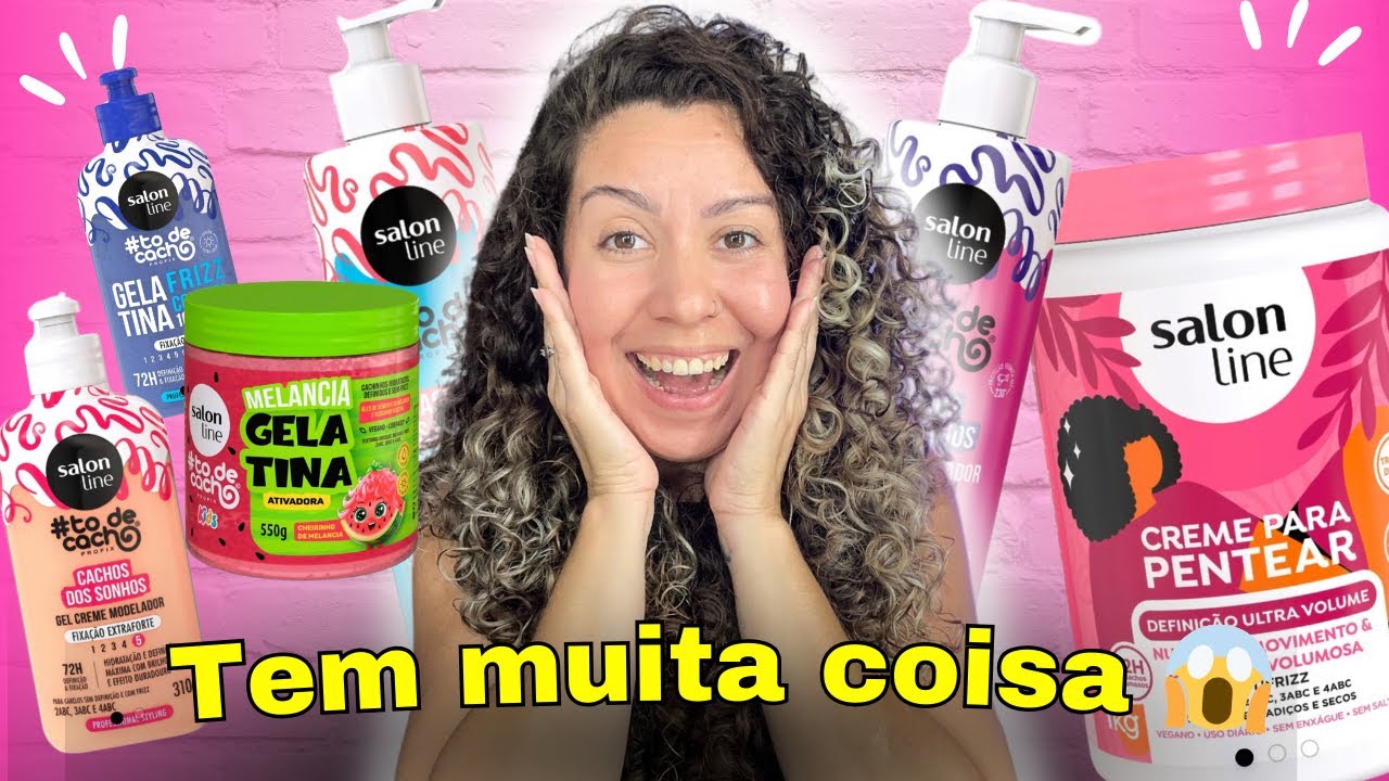 LANÇAMENTOS SALON LINE * Comprei os lançamentos da Salon Line e tem ...