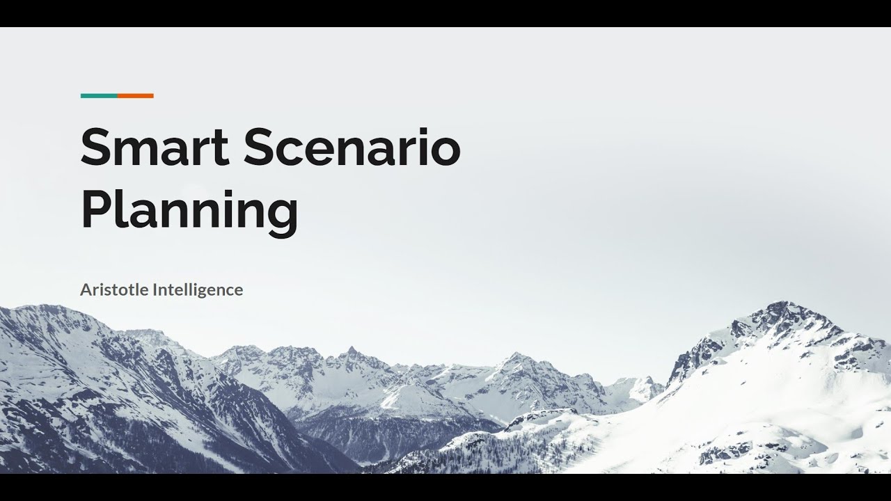 Smart Scenario Planning with Aristotle Intelligence - YouTube